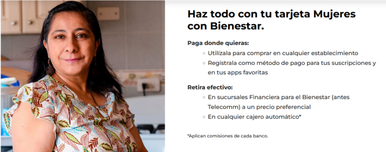 Tarjeta Mujeres con Bienestar: Aclare todas sus dudas y los beneficios a los que puedes acceder ...